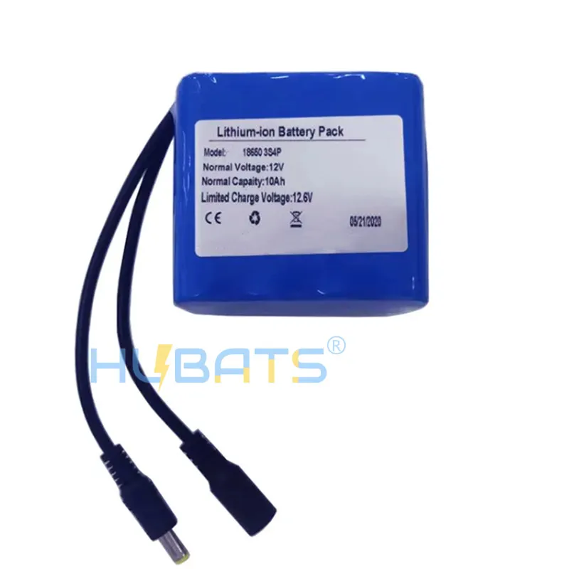 12v 10ah Battery Icr18650 3s4p 12v 10ah 15ah 18ah For Stage Lighting Li ...