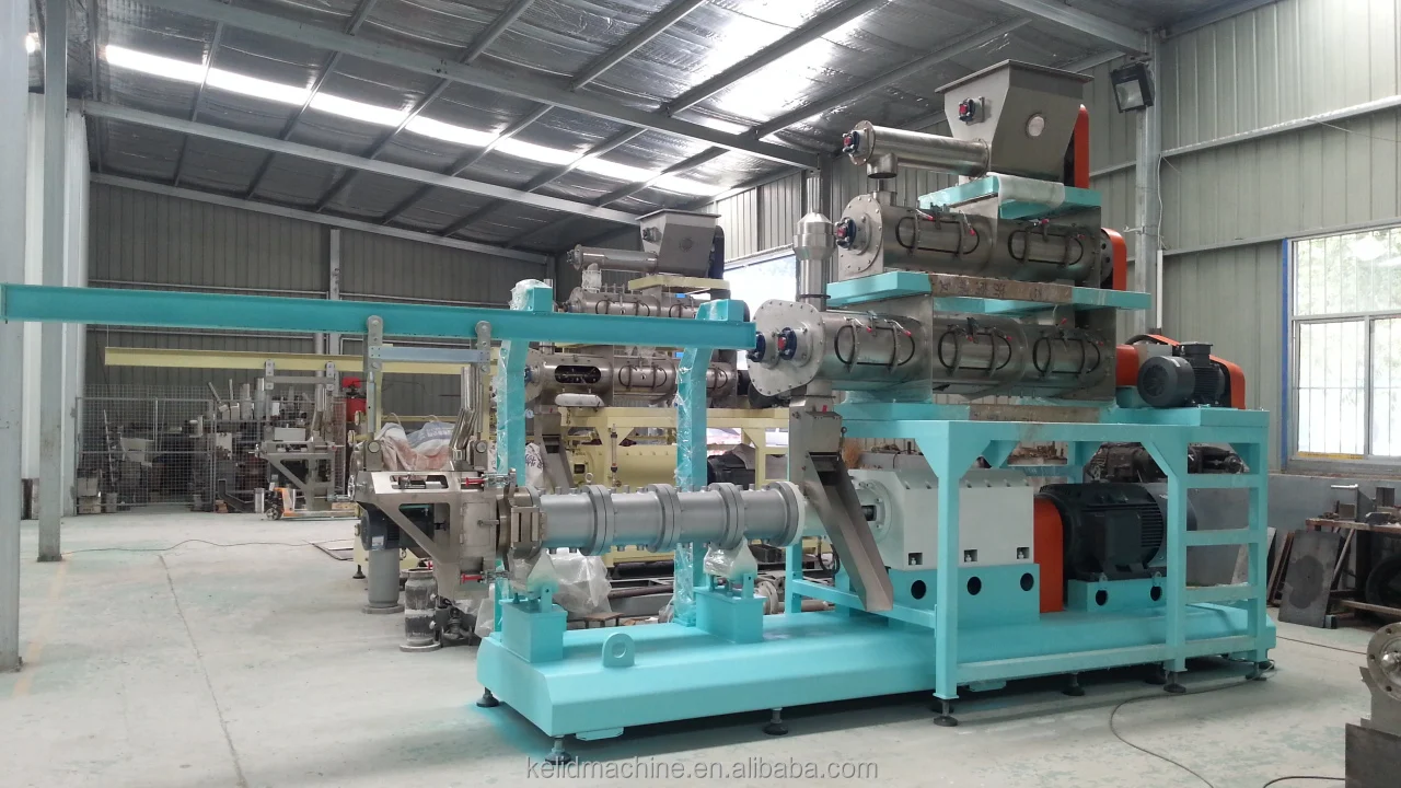 Floating and Sinking Aquatic Fish Feed Making Machine Production Line ...