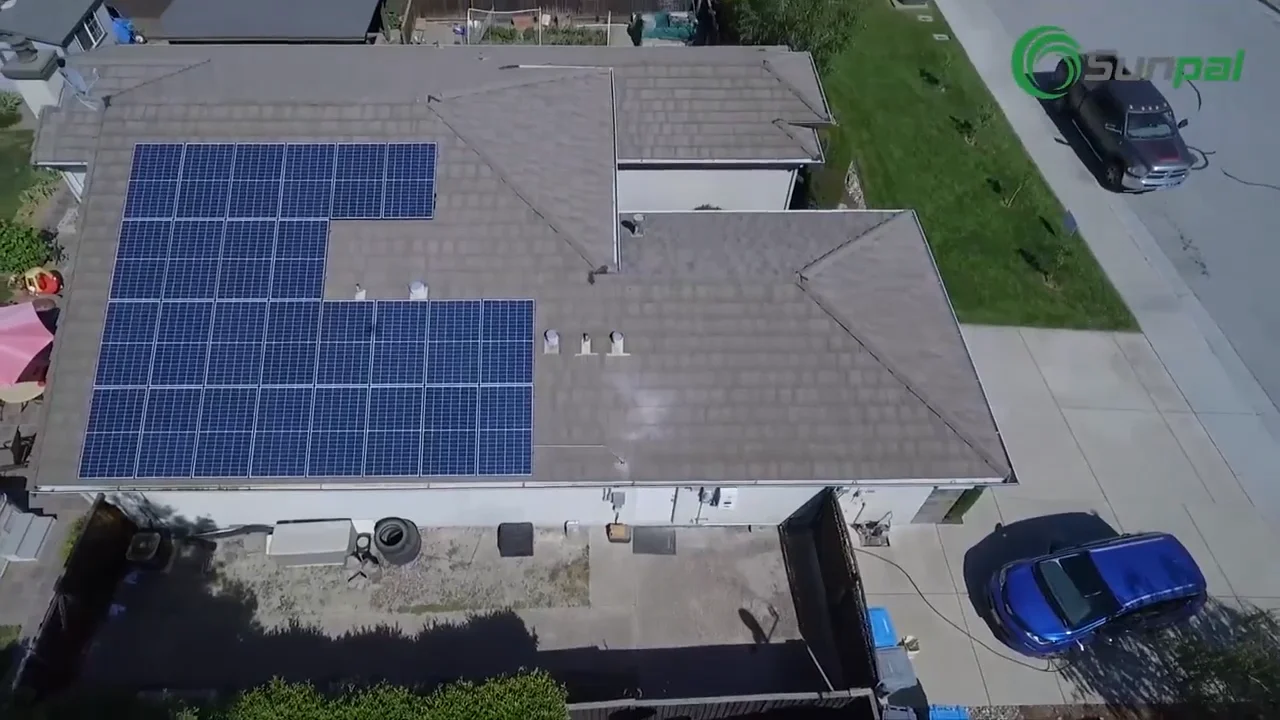 Sunpal Off Grid Solar Panel Energy Storage Systems Kit 5000watt 10kw ...