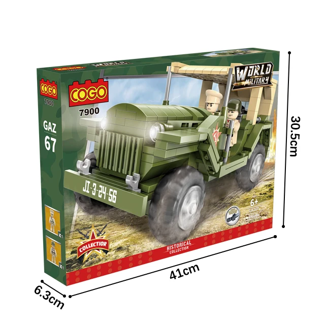 Cogo Truck Building Blocks Battle Figures Construction Kids Educational ...