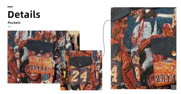 Custom Woven Tapestry Clothing Blanket Men Tapestry Jacket - Buy ...