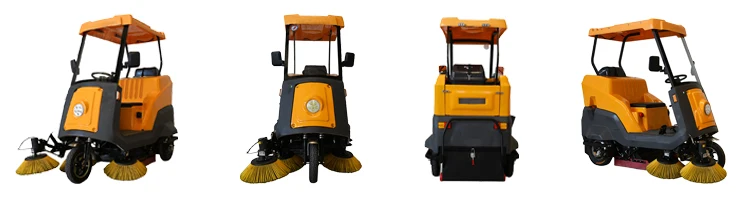 Three-wheeled Road Sweeper Driving Tractor Sweeper - Buy Walk Behind ...