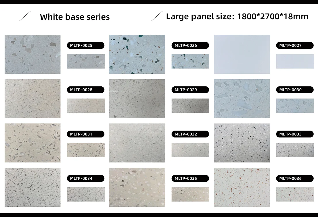 Custom Make Precast Marble Chips Cement Based Design Terrazzo Slab ...