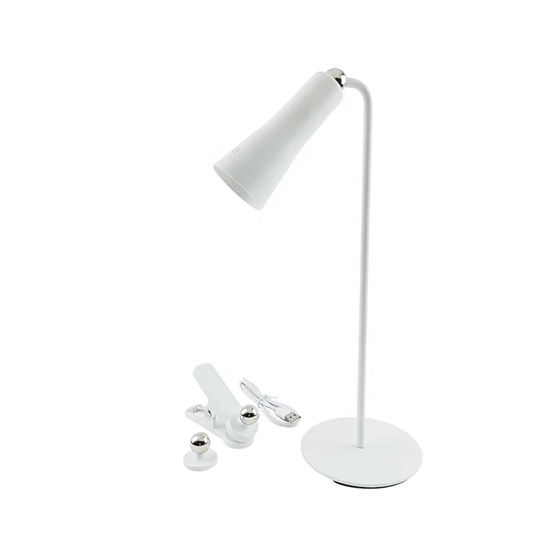 3-in-1 Magnetic Bedside Table Lamp Wall Mounted Clamp Iron Led Light ...