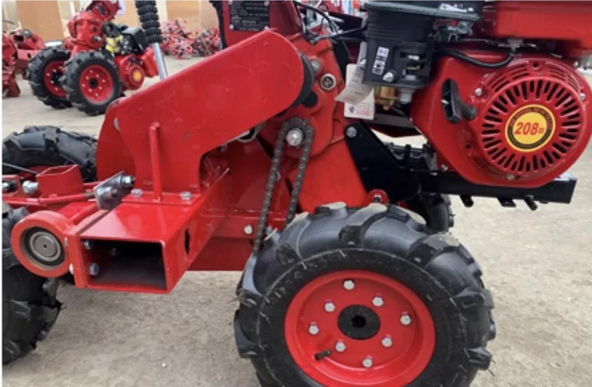 New Small Fully Automatic Garlic Micro-processing Combine Gasoline ...