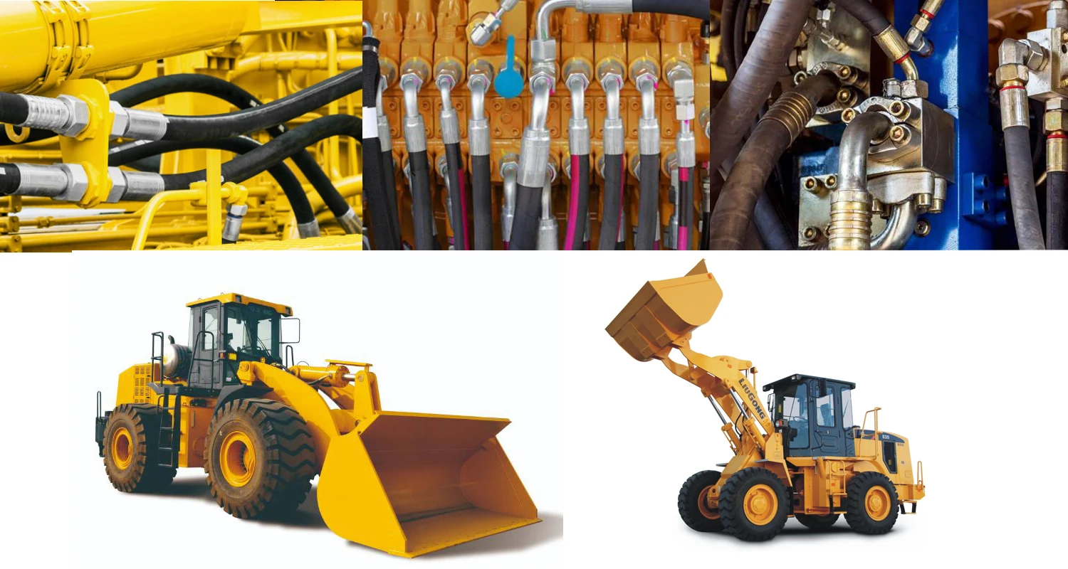 20411 Excavator Connector Crimp Style Metric Hydraulic Fittings With ...