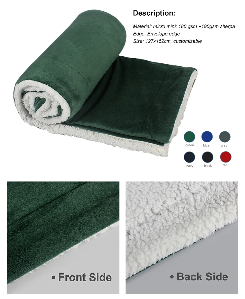 Fast Delivery Eco-friendly Wholesale Custom Logo Promotion Soft Fleece ...