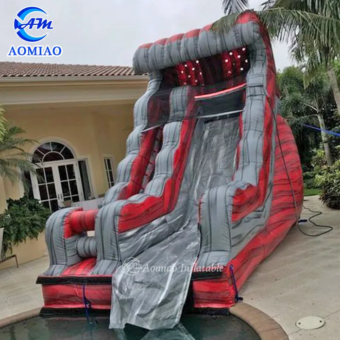 Water Amusement Park Big Desert Oasis Inflatable Water Slide for ...