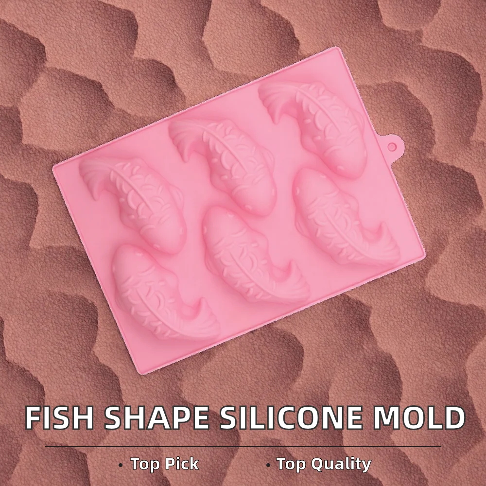 New Factory 6-hole DIY Fish-shaped Silicone Cake Mold| Alibaba.com