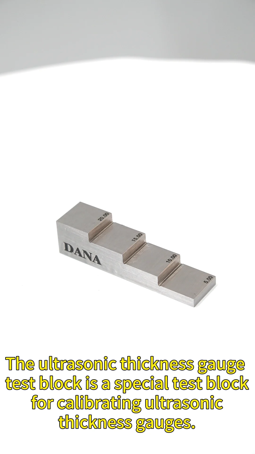 Dana 4 Steps Ultrasonic Calibration Block For Ut Ultrasonic Thickness ...