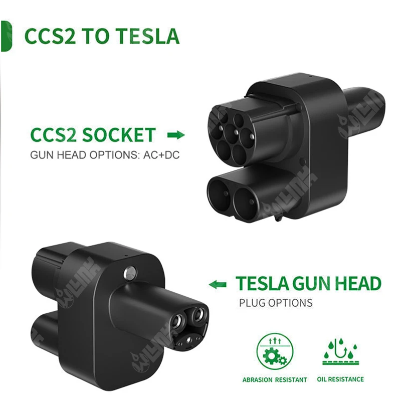 Electric Vehicle Adaptor Connector 200a Charger Adapter Ccs2 To Tesla ...
