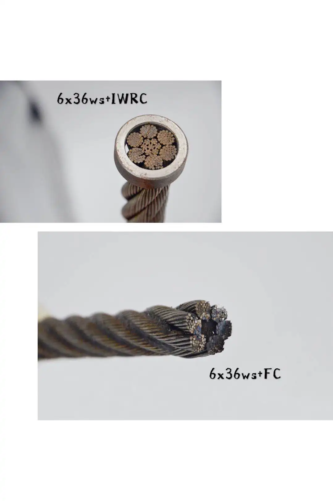 High Carbon Steel Wire Rope 6x36ws Galvanized Ungalvanized Iron Cable ...