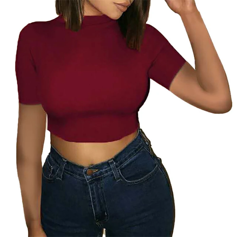 Shop Custom Logo Crop Top T Shirts - Sexy & Sustainable