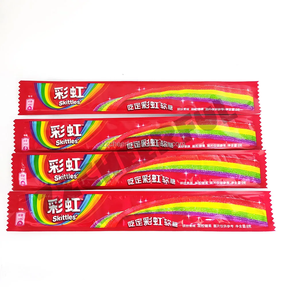 Newly Launched Skittles Candy - Colorful Rainbow Gummy Strips for Kids ...