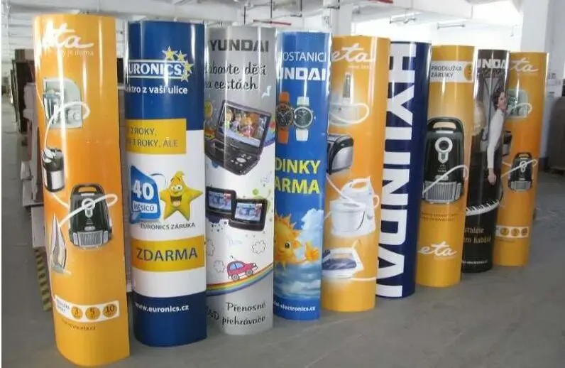 Outdoor Pop up Corrugated Totem Cardboard Standee Display