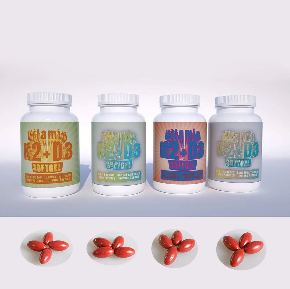Vitamin D3 Softgel Vitamin D3 K2 Pills For Bone & Heart Health - Buy ...