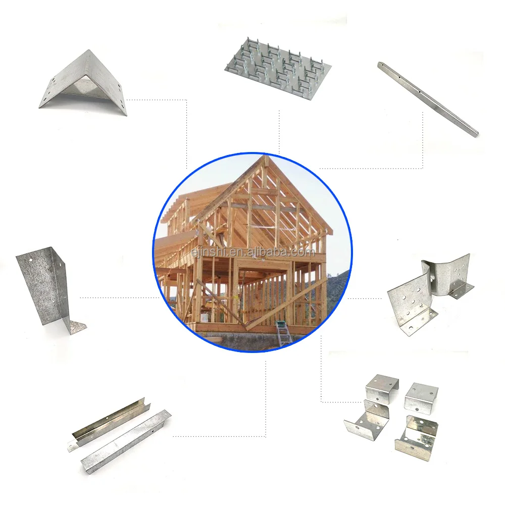 Galvanized Wooden Building Construction Truss Mending Plates
