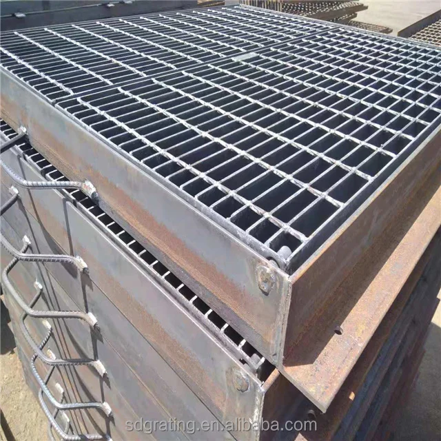 Heavy-duty Steel Grating Drainage Ditch Cover For Driveway Sidewalk ...