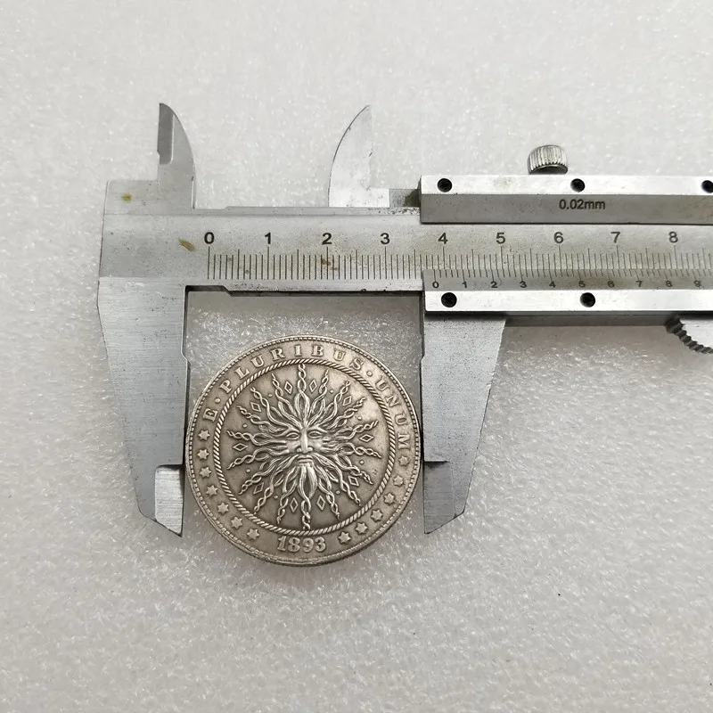 1893 American Homeless Old Man Can Sound The Morgan Dollar Silver ...