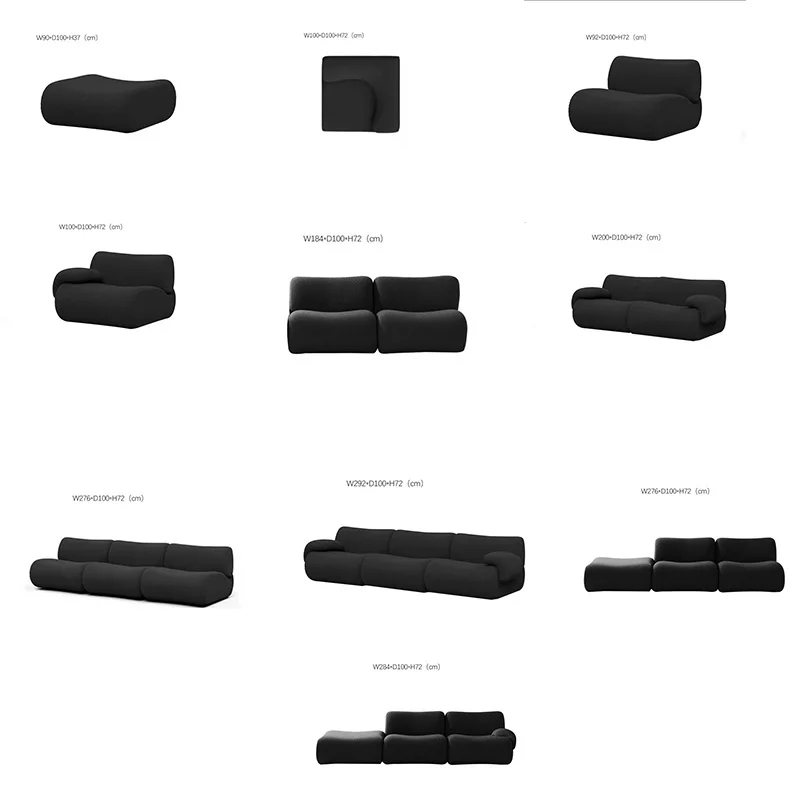 Compressed Modular Sofa Set - Modern Luxury for Living Room