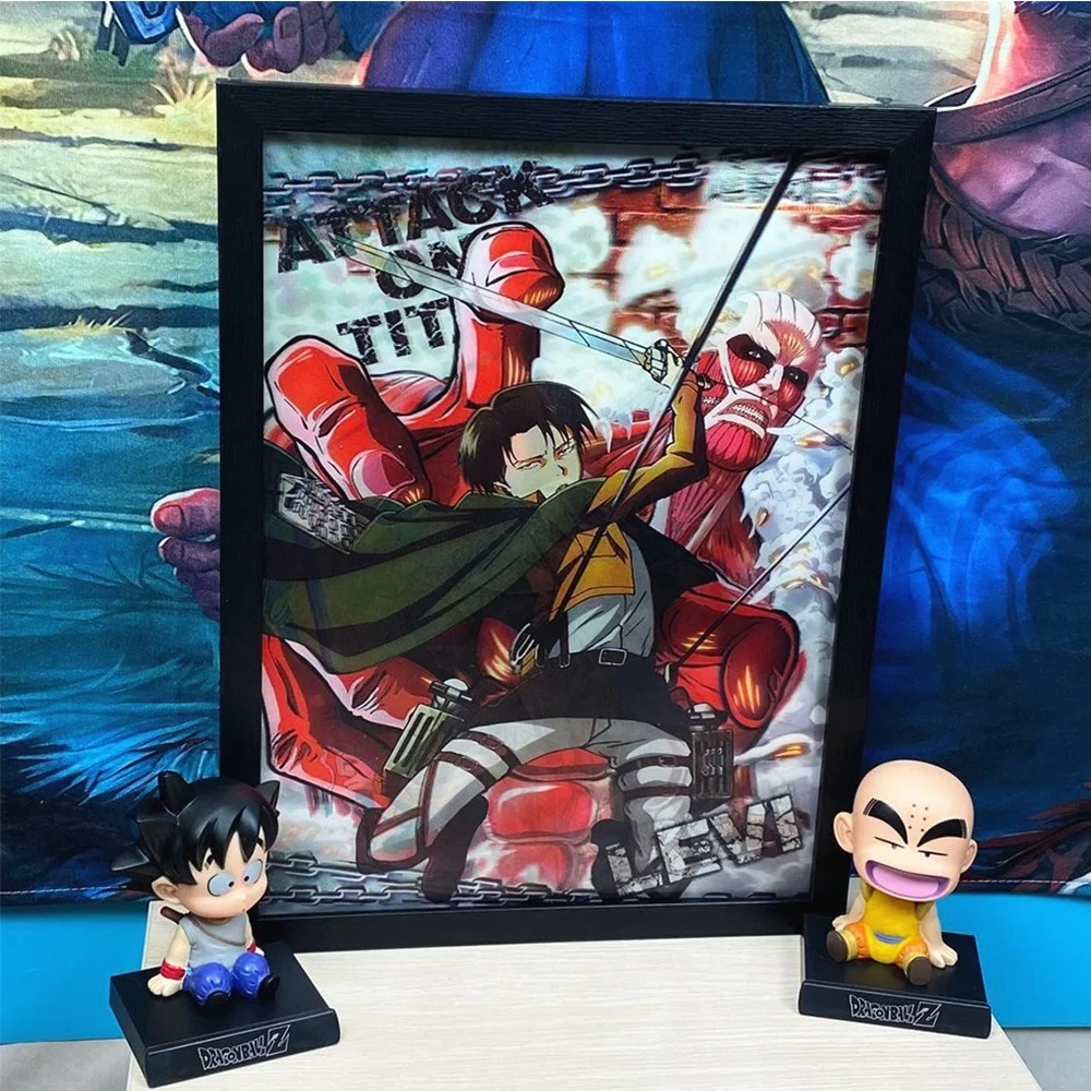 Anime Posters Chainsaw Man Lenticular Characters Changing Pictures ...