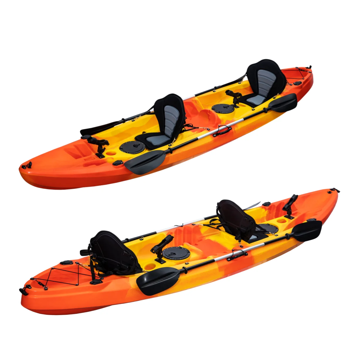 Hot Sale LSF Family Kayak 3-Person Cruising Fishing Kayak HDPE/PE ...