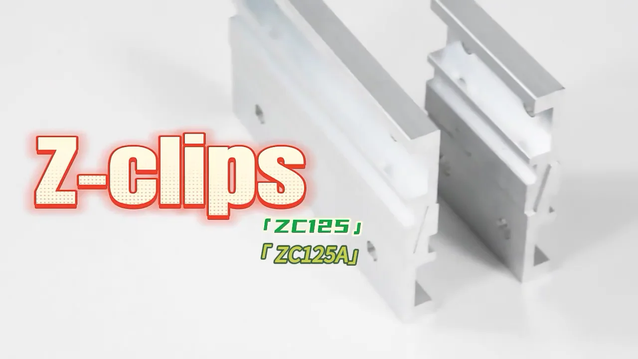 Zjd-zc125a Heavy Duty Interlocking Metal Hanger Extruded Aluminum ...