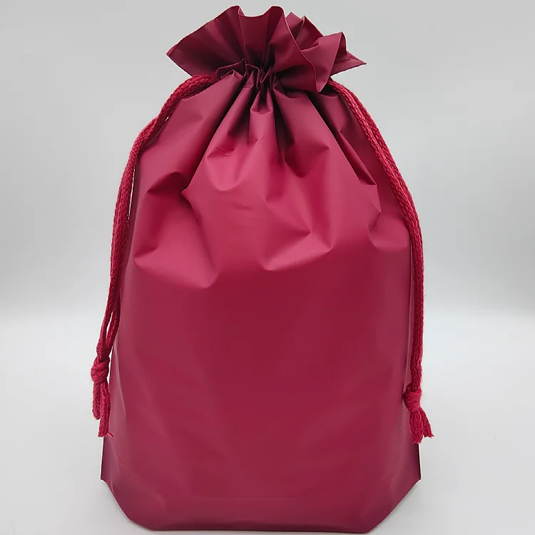 Custom Eco Friendly Drawstring Plastic Poly Bag With Logo Waterproof PE ...