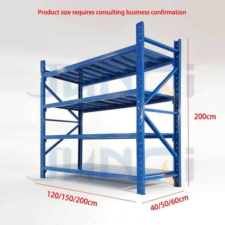 Factory Warehouse Shelve System Metal Light Duty Storage Rack Boltless ...