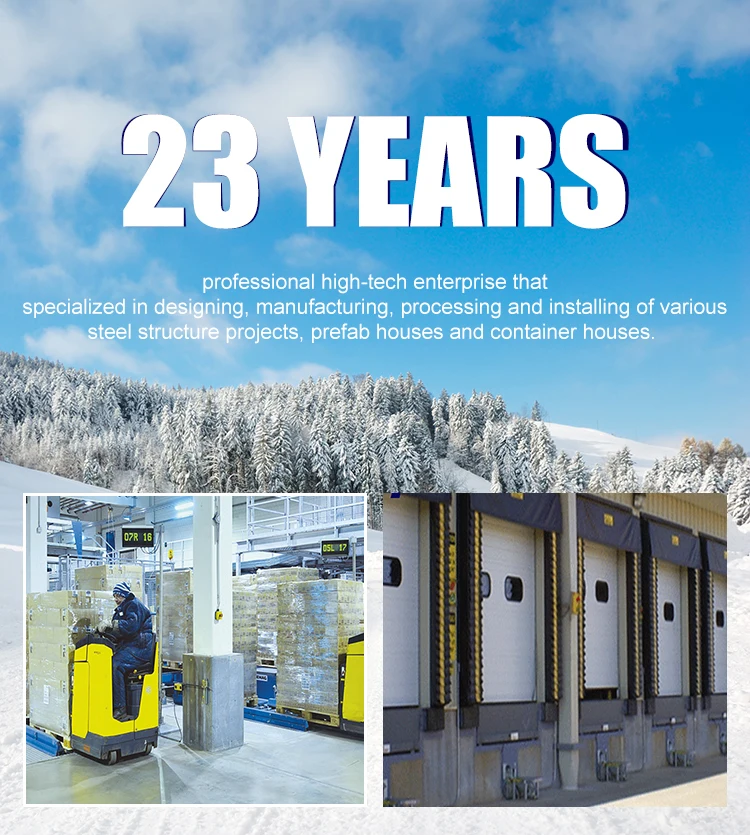 Prefab Steel Structure Cold Room Freezer Refrigeration Food Processing ...