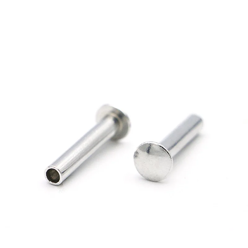 Galvanized Round Head Semi-hollow Rivets Flat Round Head Hollow Nails ...