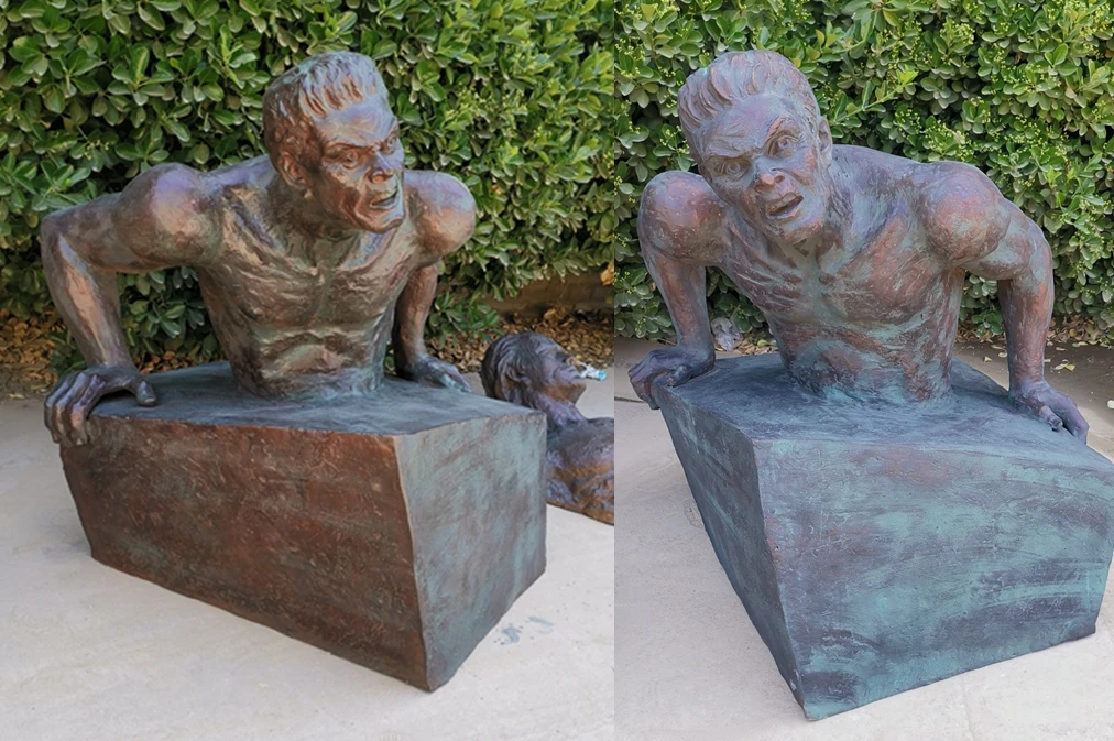 Modern Sculpture Interior Decoration 3d Wall Mount Statue Climbing Man ...