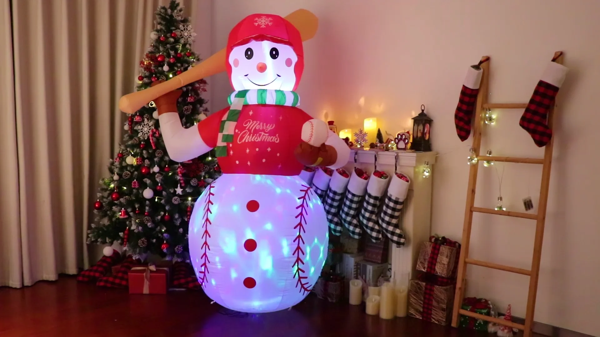 Ourwarm Custom Xmas Inflatable Decoration Floating Airblown Outside ...