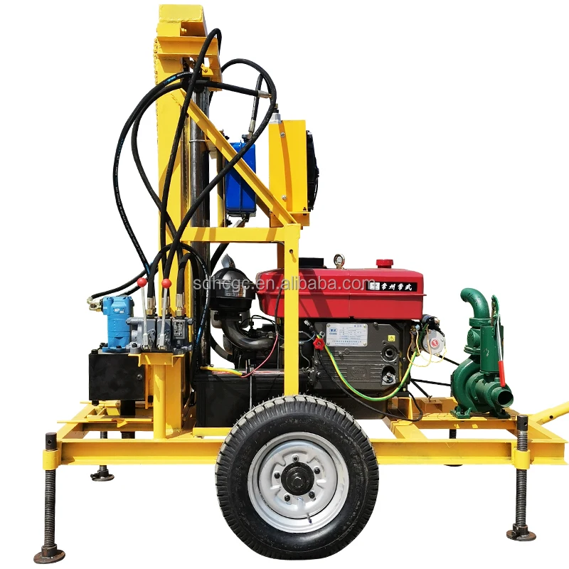 22HP Diesel Drilling Rig - Deep Water Well Borehole Machine