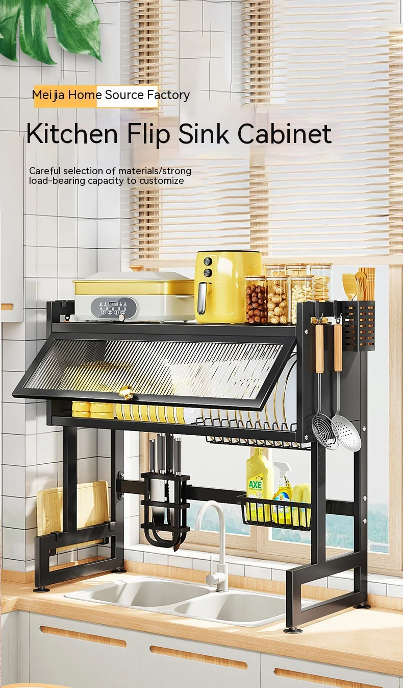 Efficient Dish Drying Rack - Save Space & Keep Kitchen Tidy