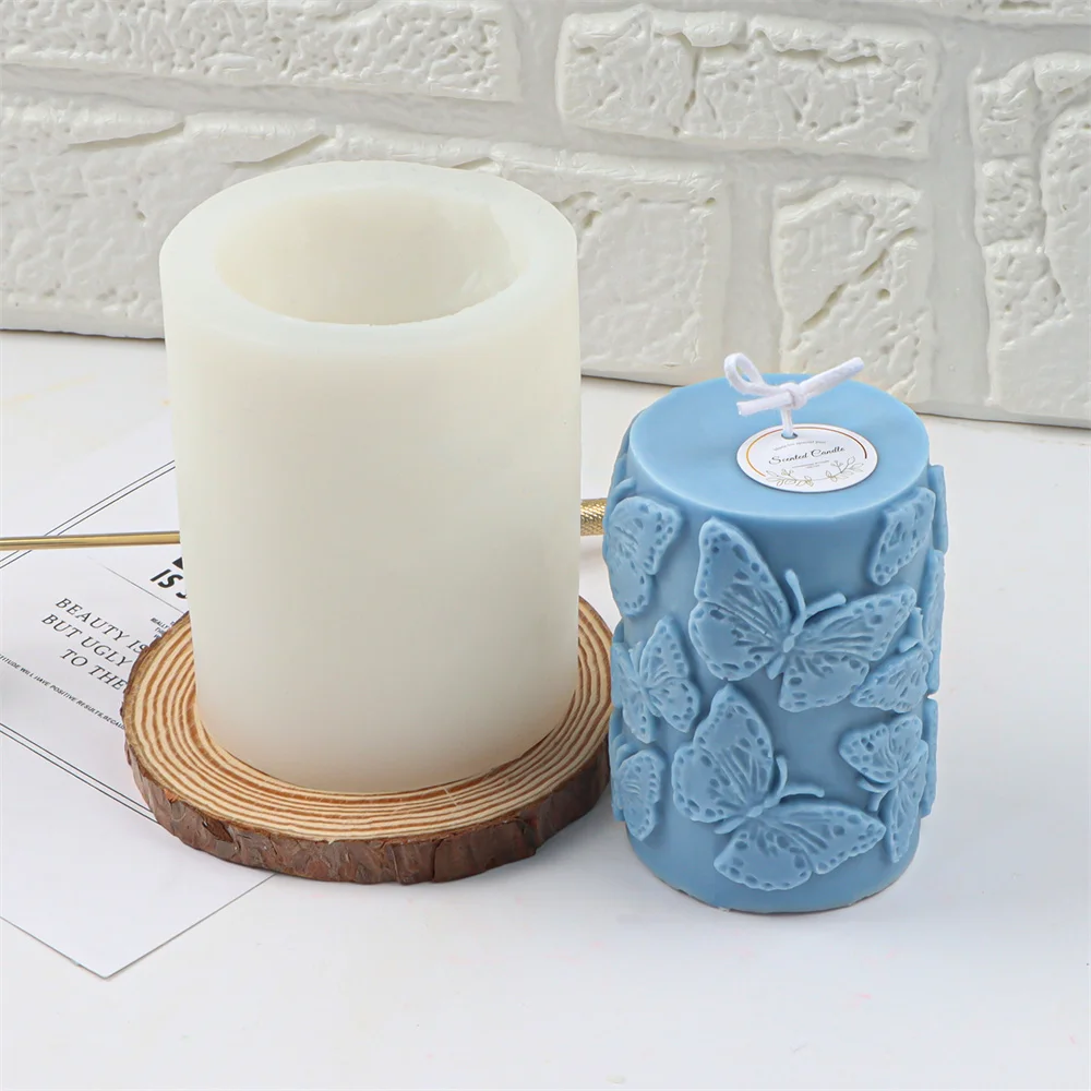 Unique Handmade Soy Wax Candle Molds - Pretty Floral Designs