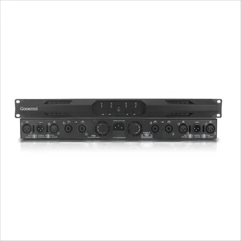 D400 Professional Digital 1u Power Amplifier 4 Channel Class D Audio ...