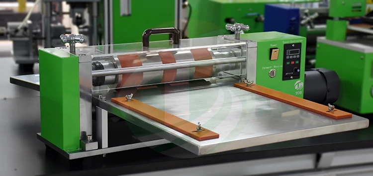 TOB Semi Auto Electric Slitting Machine for Lithium Ion Slitting ...