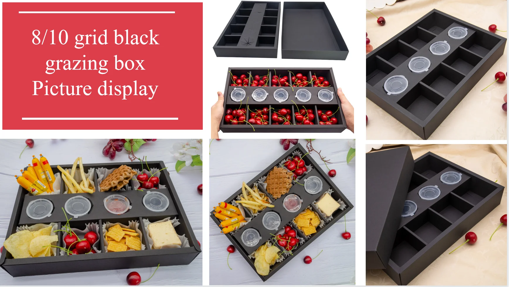 Custom Disposable Grazing Box - Perfect for Food Packaging