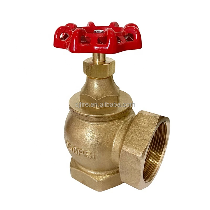 1-1/2 Oblique Valves Screwed Inlet Landing Valves Fire