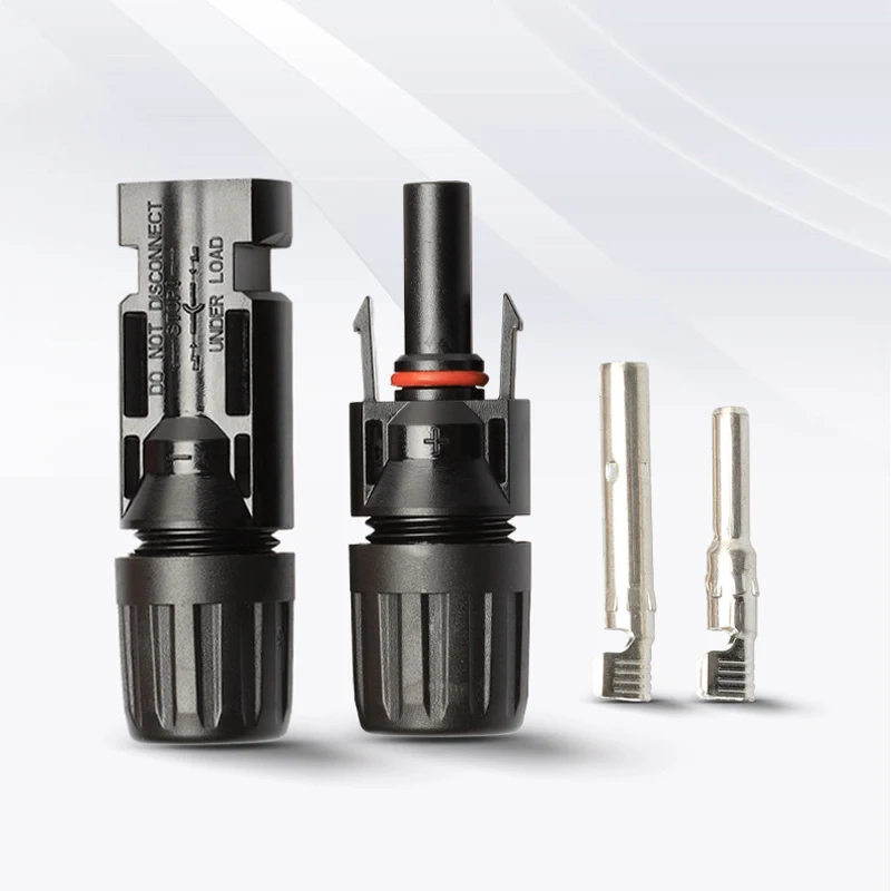 1000V DC Solar Connector Connected 2.5mm2 4mm2 6mm2 Photovoltaic Cable ...