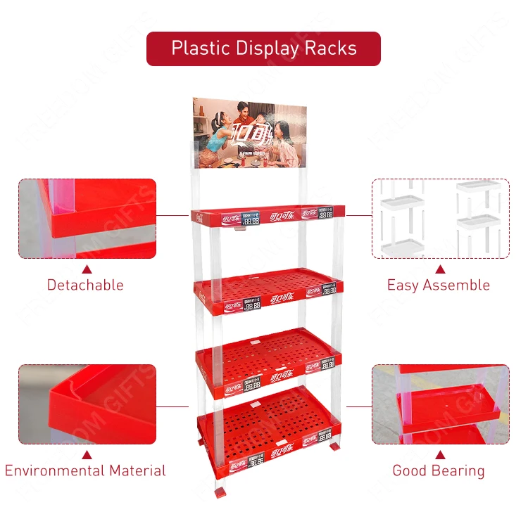 Custom PVC Expansion Sheet Stand Display Rack for Product Showcase