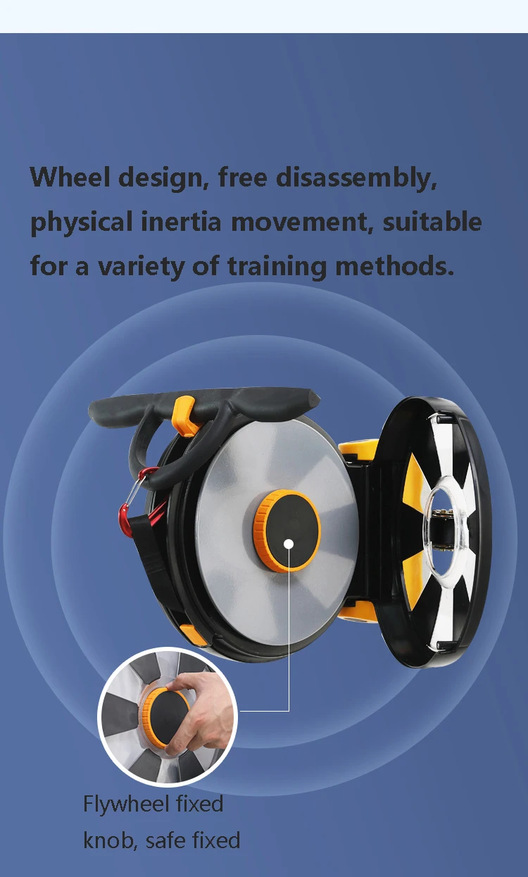 Compact Portable Flywheel Trainer for Arm & Leg Exercises - OEM Available