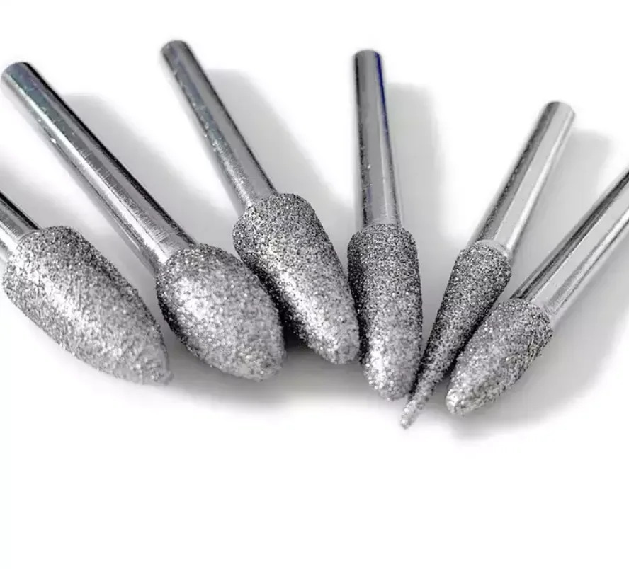3mm/8mm Diatool Vacuum Brazed Diamond Grinding Bits Burrs Grinding ...