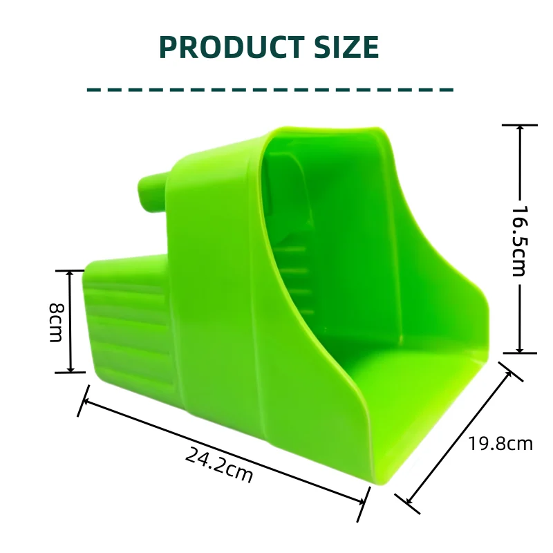 Alibaba.com: Green Scoop Feeder Plastic Stock Feeder for Pet Pig Farm ...