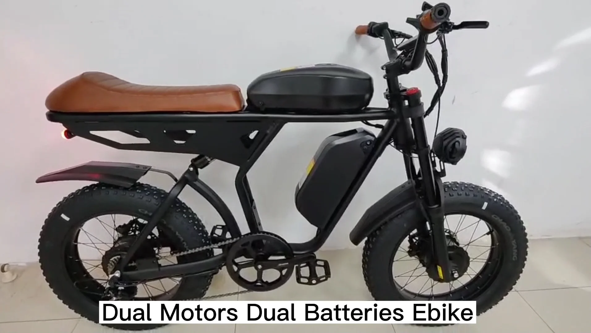 Super Power Ebike 73 Fat Tire Mountain E Bike 48v2000w 39.9ah Dual ...