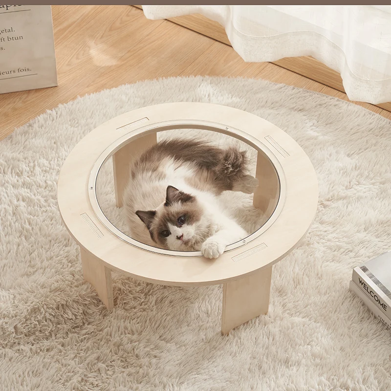 Space Capsule Wholesale Pet Semi-enclosed Space Capsule Pet Bed Wooden ...