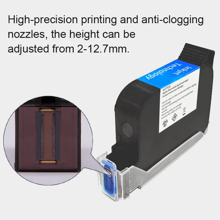 Tij Inkjet Printers Semi-Automatic Solvent Fast Dry Ink Cartridge for ...