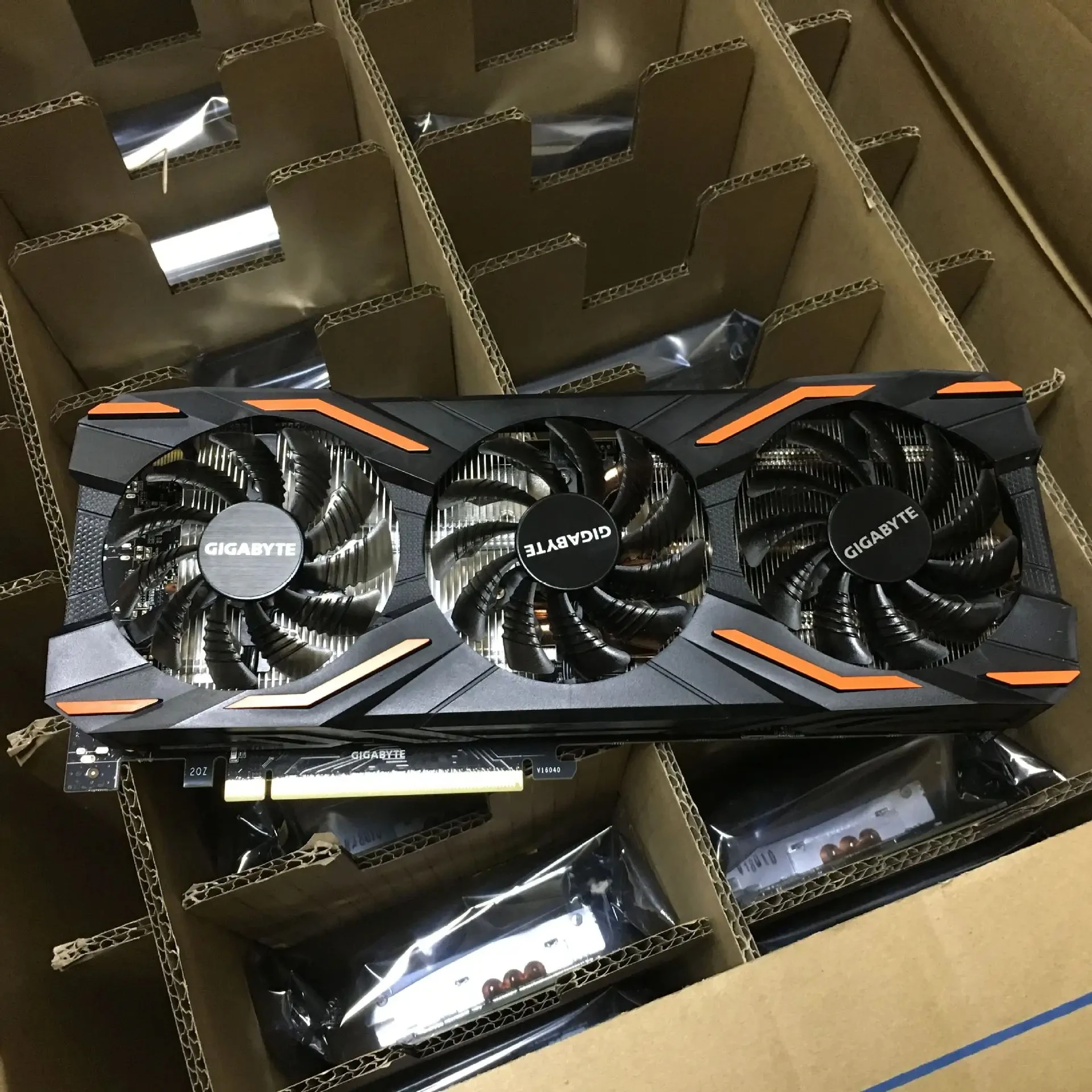 Used Good Condition Gigabyte P104-100 Graphics Card 8gb Gpu 38mh/s P104 ...