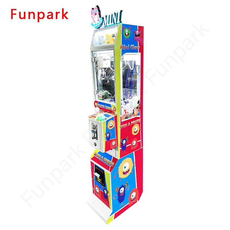 Funpark Coin Operated Mini Claw Crane Machine Arcade Game